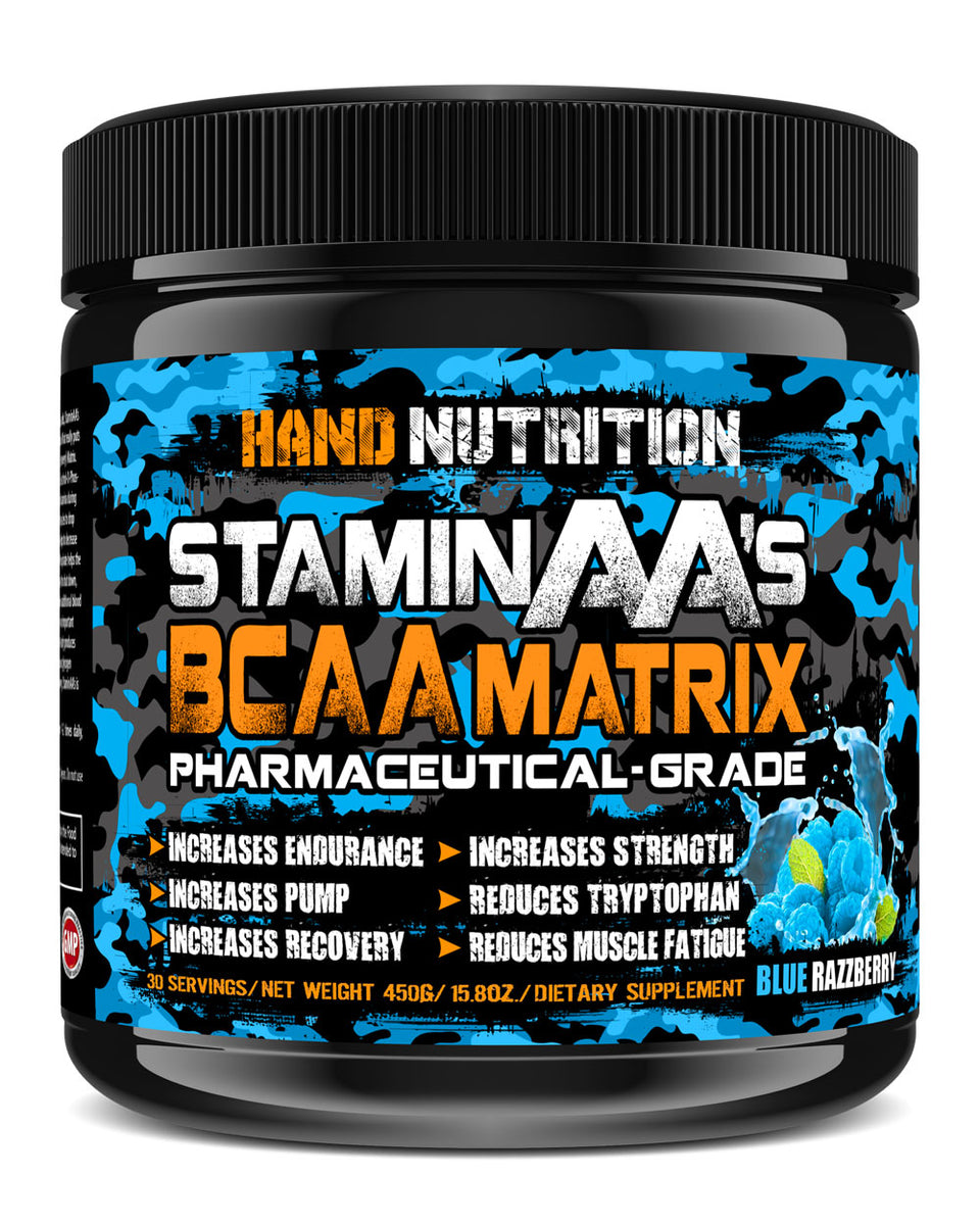 Staminaas Pharma-grade BCAA's: 5 Delicious Flavors – Hand Nutrition